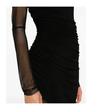 Norma Kamali Diana Ruched Detail Catsuit