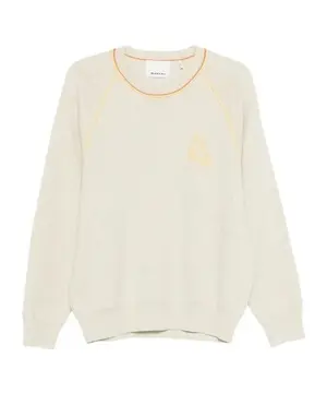 Isabel Marant Étoile Crew-neck Sweater - White