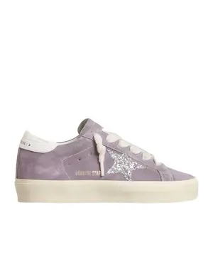 GOLDEN GOOSE Hi Star Sneakers - Purple