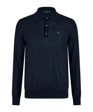 Prada Logo Ls Polo Sn53