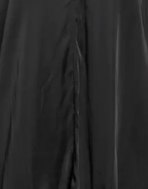 Rick Owens Solid-colored Satin Short-sleeve Top