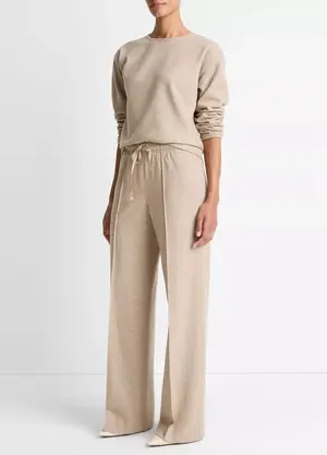 Vince Tailored Wide-leg Wool-blend Pants