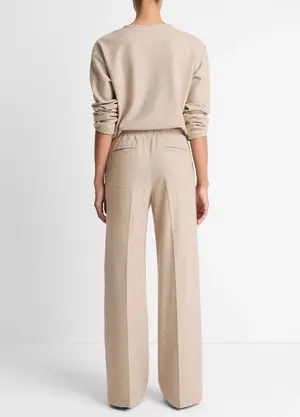 Vince Tailored Wide-leg Wool-blend Pants