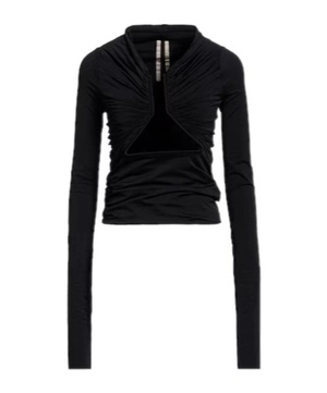 Rick Owens Solidcolor Stretch Top - Black