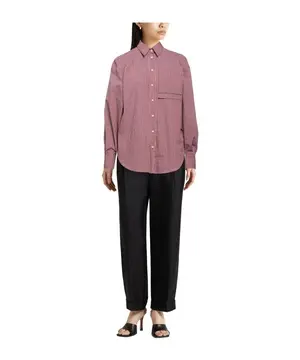 Brunello Cucinelli Striped Poplin Shirt