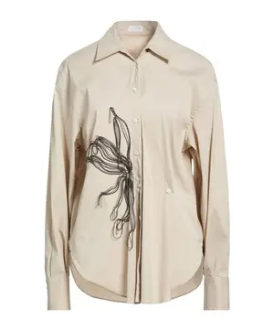 Brunello Cucinelli Soft Pure Color Shirt With Appliqu