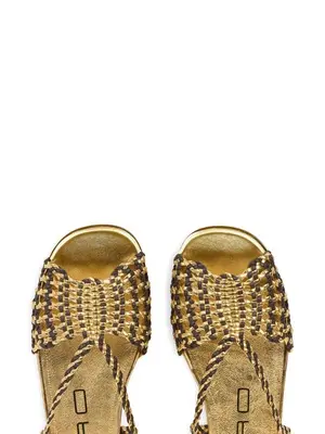 Etro Woven Flat Sandals