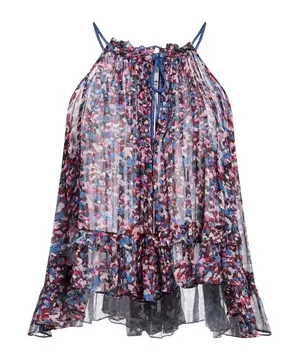 Isabel Marant Étoile Sleeveless Printed Halter Neck Top