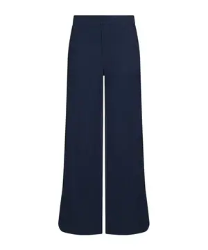 Rag & Bone Solid Color Wide-leg Trousers - Blue