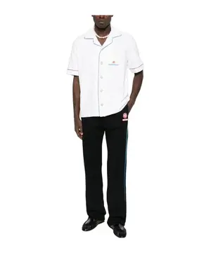 Casablanca Side-stripe Velour Track Pants
