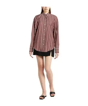 Brunello Cucinelli Striped Poplin Button-down Shirt