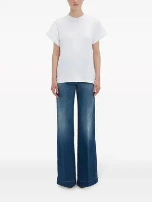 Victoria Beckham Crewneck Organic Cotton T-shirt