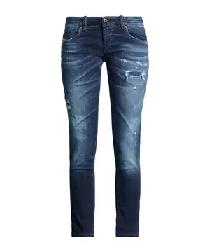 DIESEL® Dark Stretch Ripped Jeans - Blue