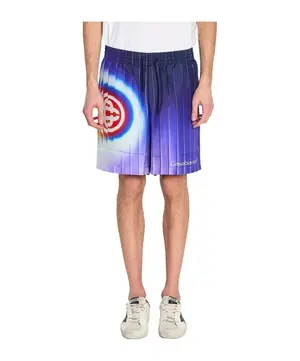 Casablanca Printed Silk Shorts
