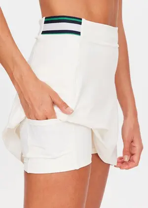 The Upside Striped Detail Mini Skirt