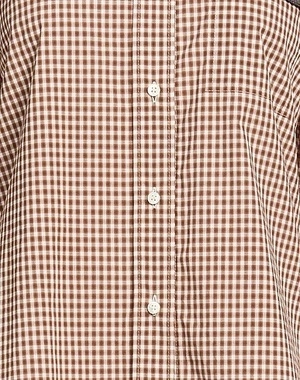 Brunello Cucinelli Checked Poplin Shirt