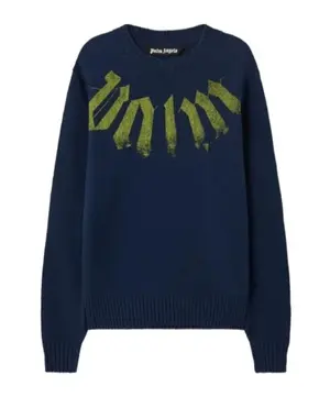 Palm Angels Logo Print Sweater