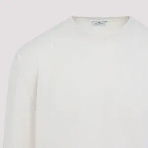 Etro Cashmere Crew Neck Sweater - White
