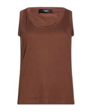 Max Mara Solid-color Sleeveless Vest - Brown