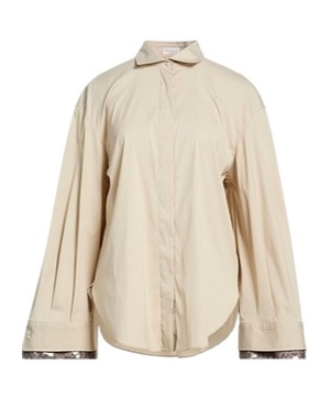 Brunello Cucinelli Solid Colour Shirts Blouses - Nude