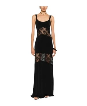 ANIYE BY Lace-panelled Floral-pattern Maxi Dress