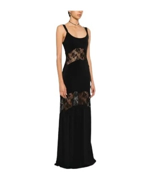 ANIYE BY Lace-panelled Floral-pattern Maxi Dress