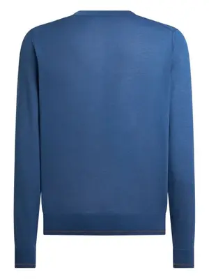 Etro Cotton Jacquard Crew-neck Sweater