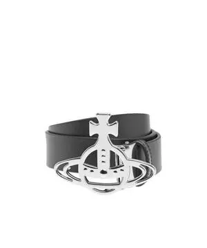 VIVIENNE WESTWOOD Logo Belt - Black
