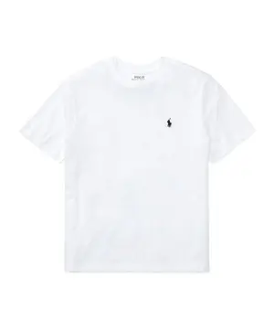 Polo Ralph Lauren Short-sleeved Crewneck T-shirt With Logo - White