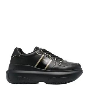 Liu Jo June Platform Lace-up Sneakers - Black