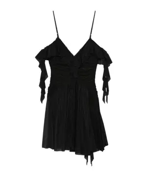 ANIYE BY Xena Ruffled Off-the-shoulder Mini Dress - Black