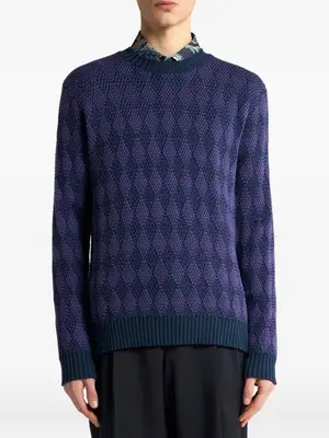 Etro Wool Jacquard Sweater
