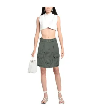Max Mara Solid A-line Skirt