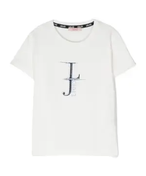 Liu Jo Logo Print T-shirt - White