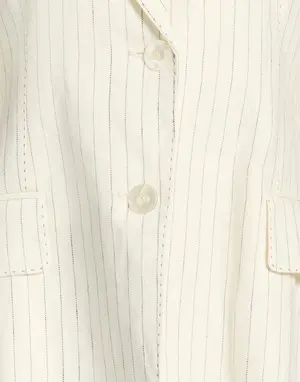 Max Mara Striped Single- Blazer