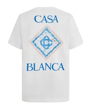 Casablanca Logo Crew Neck T-shirt - White