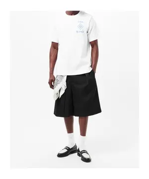 Casablanca Logo Crew Neck T-shirt - White
