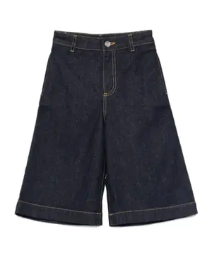 Etro Embroidered Pocket Denim Shorts