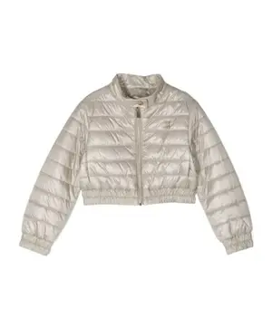 Herno Metallic Cropped Padded Jacket