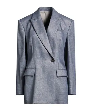 Brunello Cucinelli Single-breasted Blazer - Gray