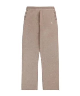SPORTY  RICH Sporty & Rich Embroidered Knit Trousers - Nude