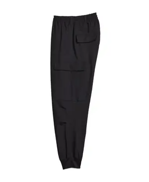 Y3 Logo Casual Pants - Black