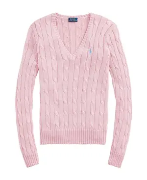 Polo Ralph Lauren Twisted Knitted V-neck Sweater