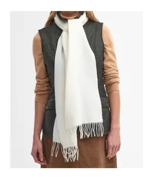 Barbour Woven Fringed Scarf