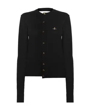 VIVIENNE WESTWOOD Logo Embroidered Cardigan