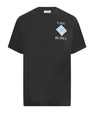 Casablanca Logo Crew Neck T-shirt