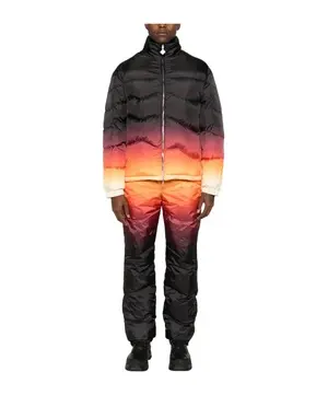 Casablanca Gradient Quilted Zip-up Padded Jacket