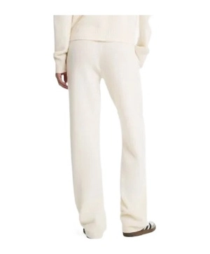 SPORTY  RICH Sporty & Rich Logo Detail Straight Leg Trousers