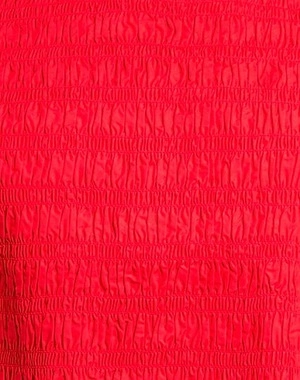 GANNI Off-the-shoulder Peplum Top - Red