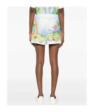 Casablanca Aloha Swim Shorts - White